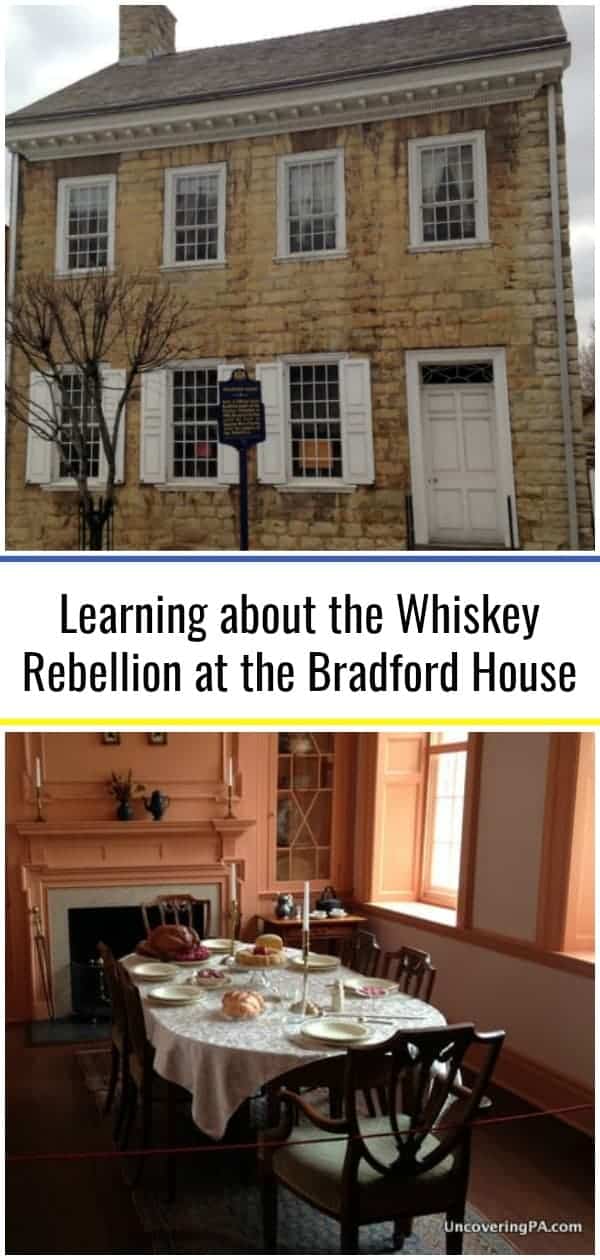 Learning about the Whiskey Rebellion at the Bradford House - Uncovering PA