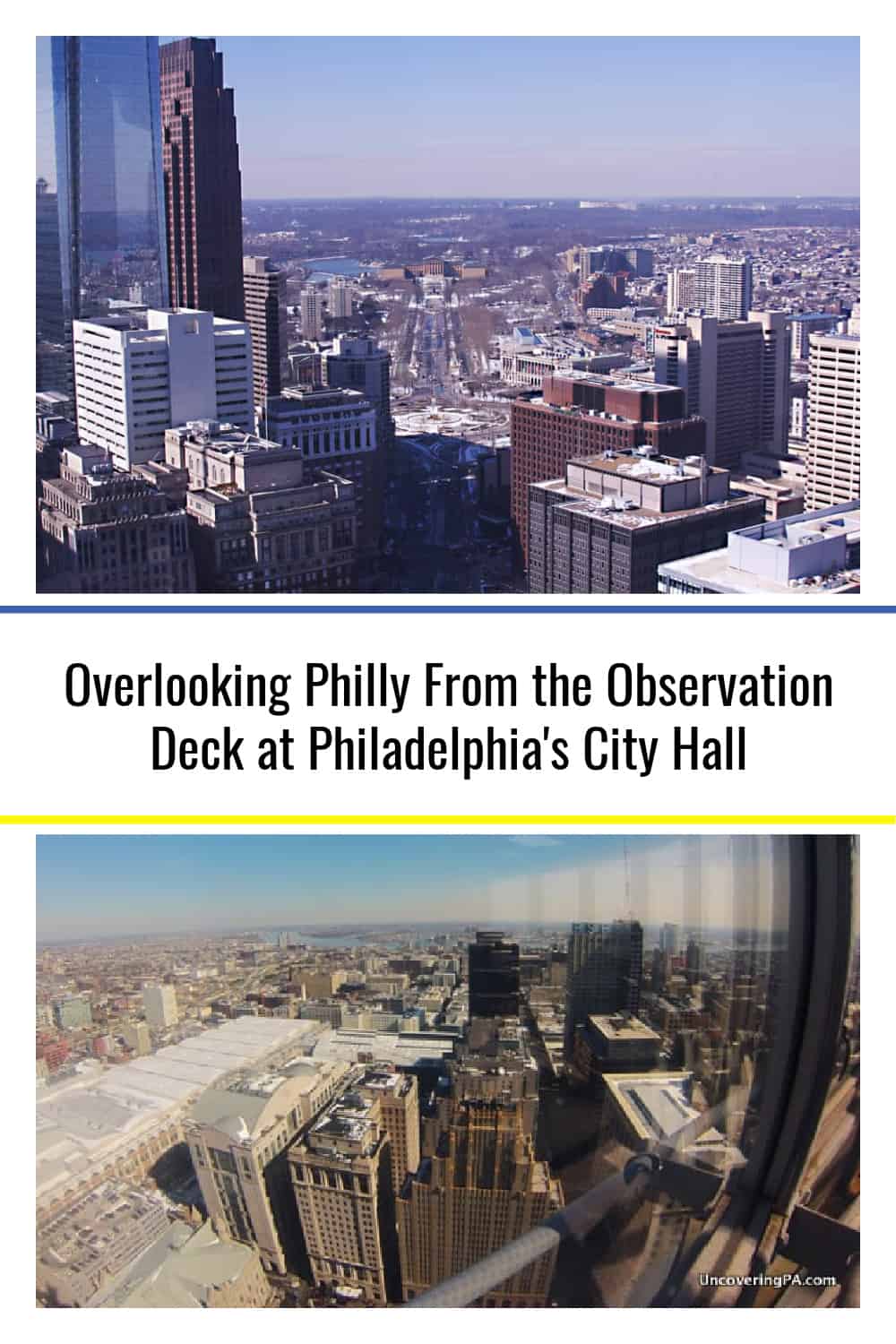 Overlooking Philly From the Observation Deck at Philadelphia's City ...