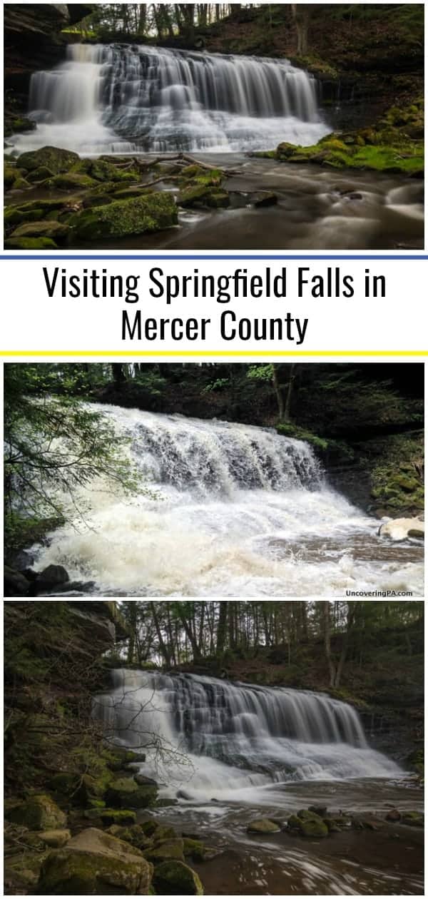 How to Get to Springfield Falls in Mercer County, PA - Uncovering PA