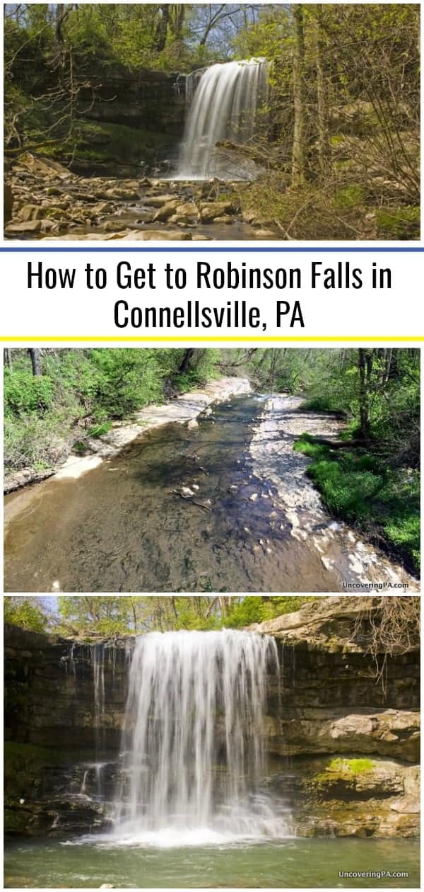 Pennsylvania Waterfalls: How to Get to Robinson Falls in Connellsville ...