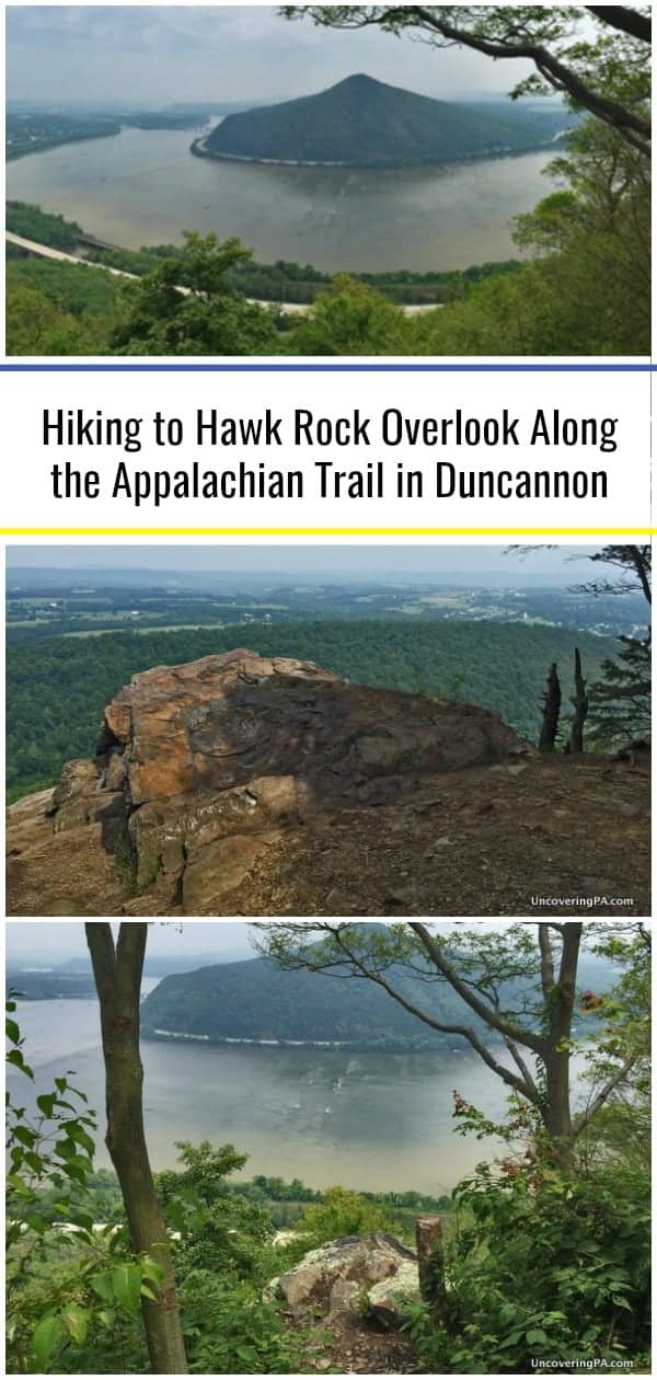 Hiking to Hawk Rock Overlook Along the Appalachian Trail in Duncannon ...