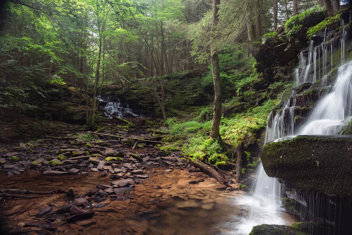 How to Get to Rosecrans Falls and McElhattan Falls in Clinton County, PA