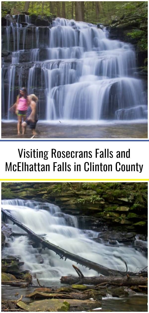How to Get to Rosecrans Falls and McElhattan Falls in Clinton County, PA