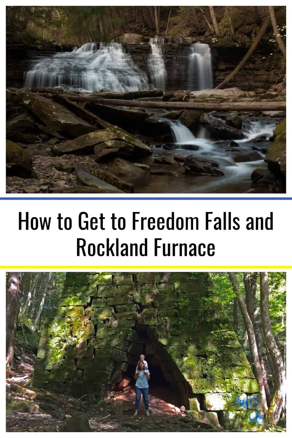 How to Get to Freedom Falls and Rockland Furnace in Venango County - Uncovering PA