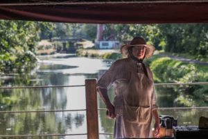 Riding a Canal Boat at the National Canal Museum in Easton, PA