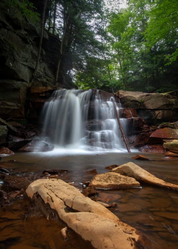 Pennsylvania Waterfalls: How to Get to Fall Brook Falls in Tioga County ...