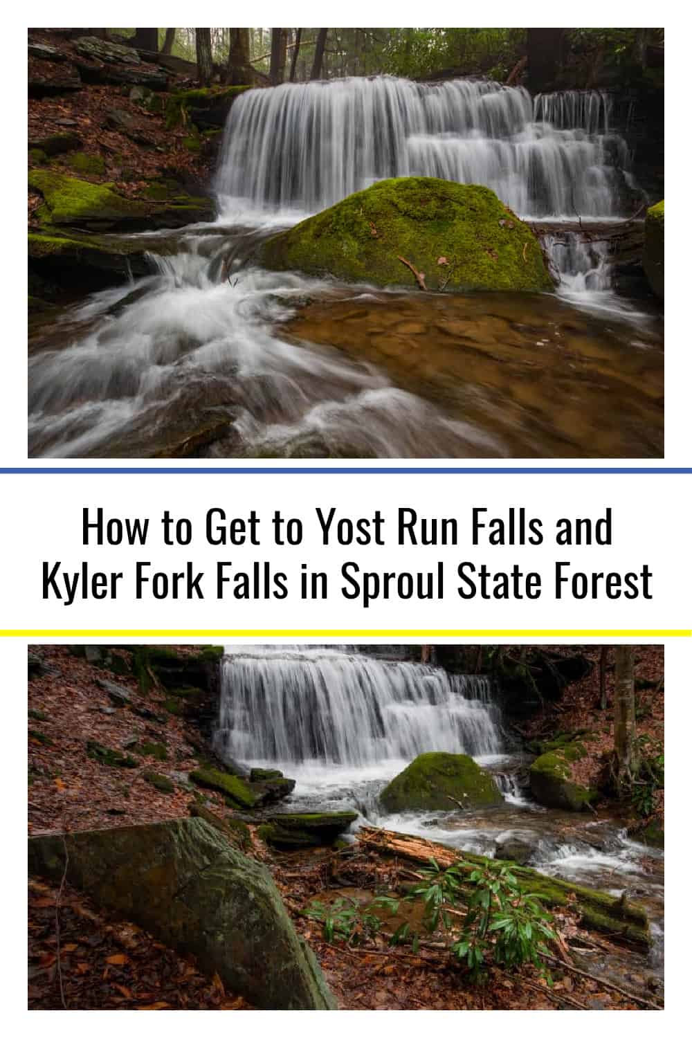 How to Get to Yost Run Falls and Kyler Fork Falls in Sproul State ...