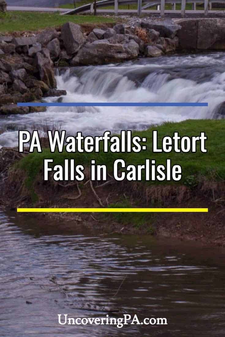 Pennsylvania Waterfalls: Letort Falls in Carlisle - Uncovering PA