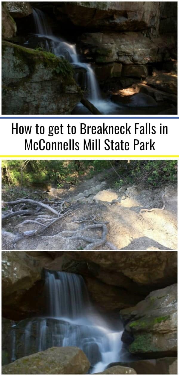 How to get to Breakneck Falls in McConnells Mill State Park - Uncovering PA