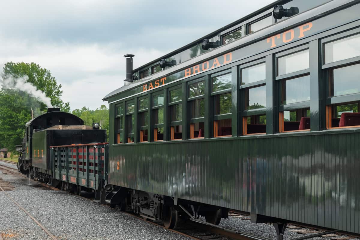 Riding the East Broad Top Railroad in Huntingdon County, PA - Uncovering PA