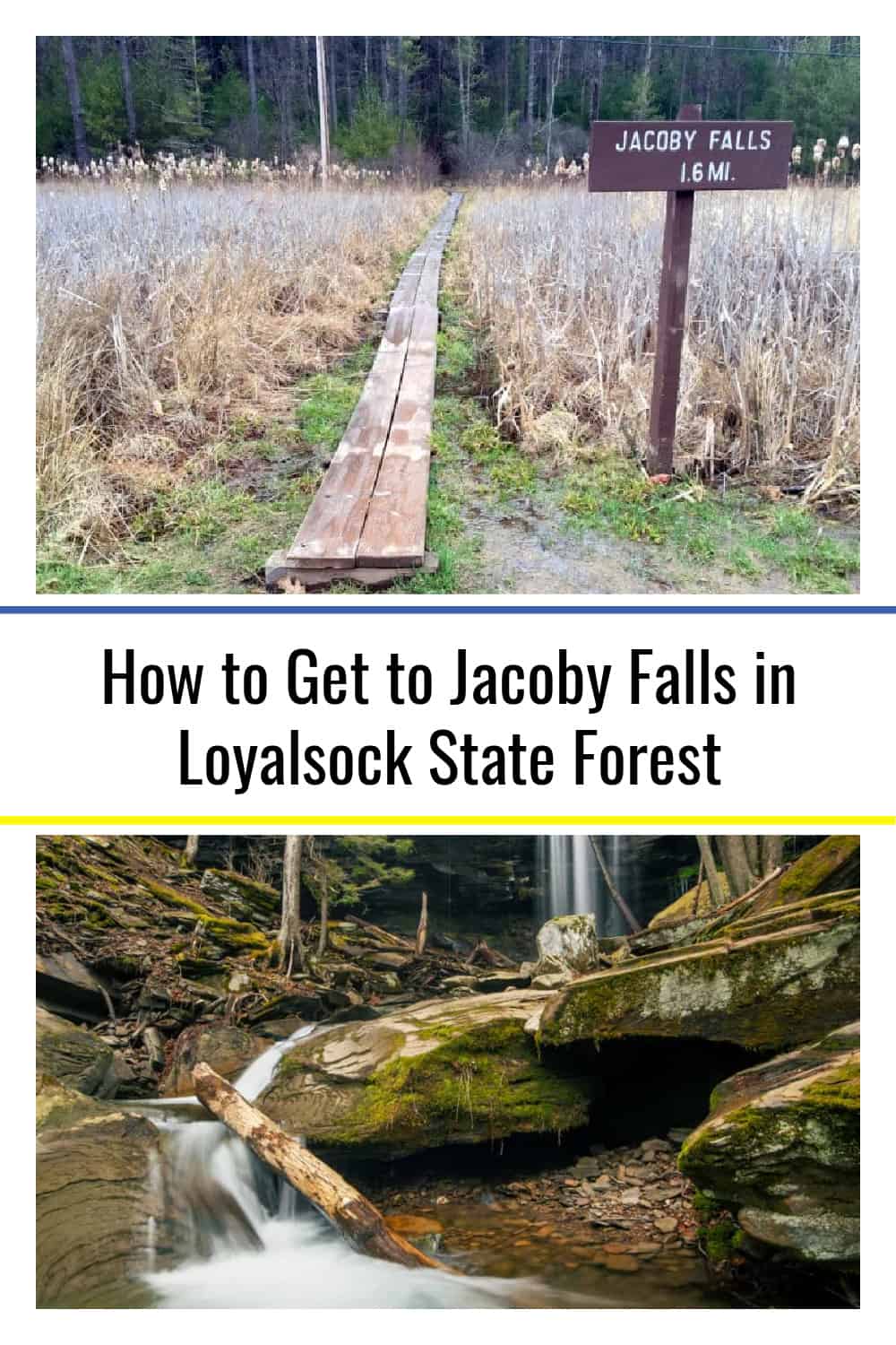 How to Get to Jacoby Falls in Pennsylvania's Loyalsock State Forest