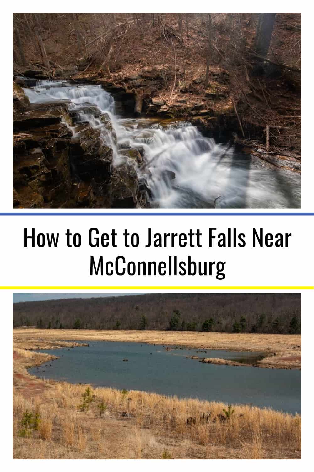 How to Get to Jarrett Falls Near McConnellsburg, Pennsylvania