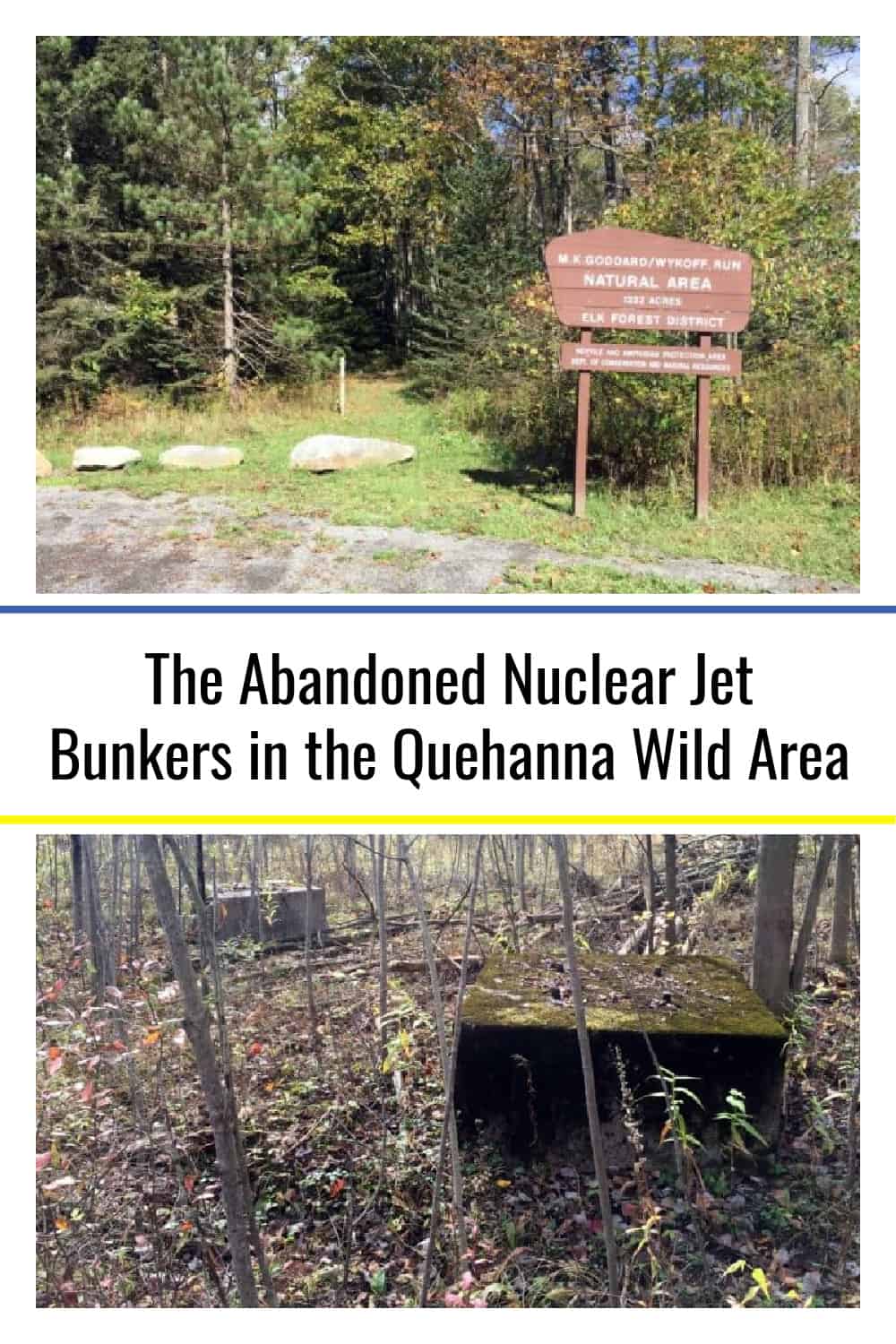 The Abandoned Nuclear Jet Bunkers in the Quehanna Wild Area - Uncovering PA