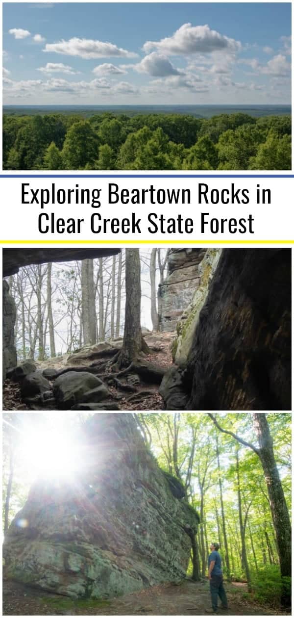 Exploring Beartown Rocks in Clear Creek State Forest - Uncovering PA