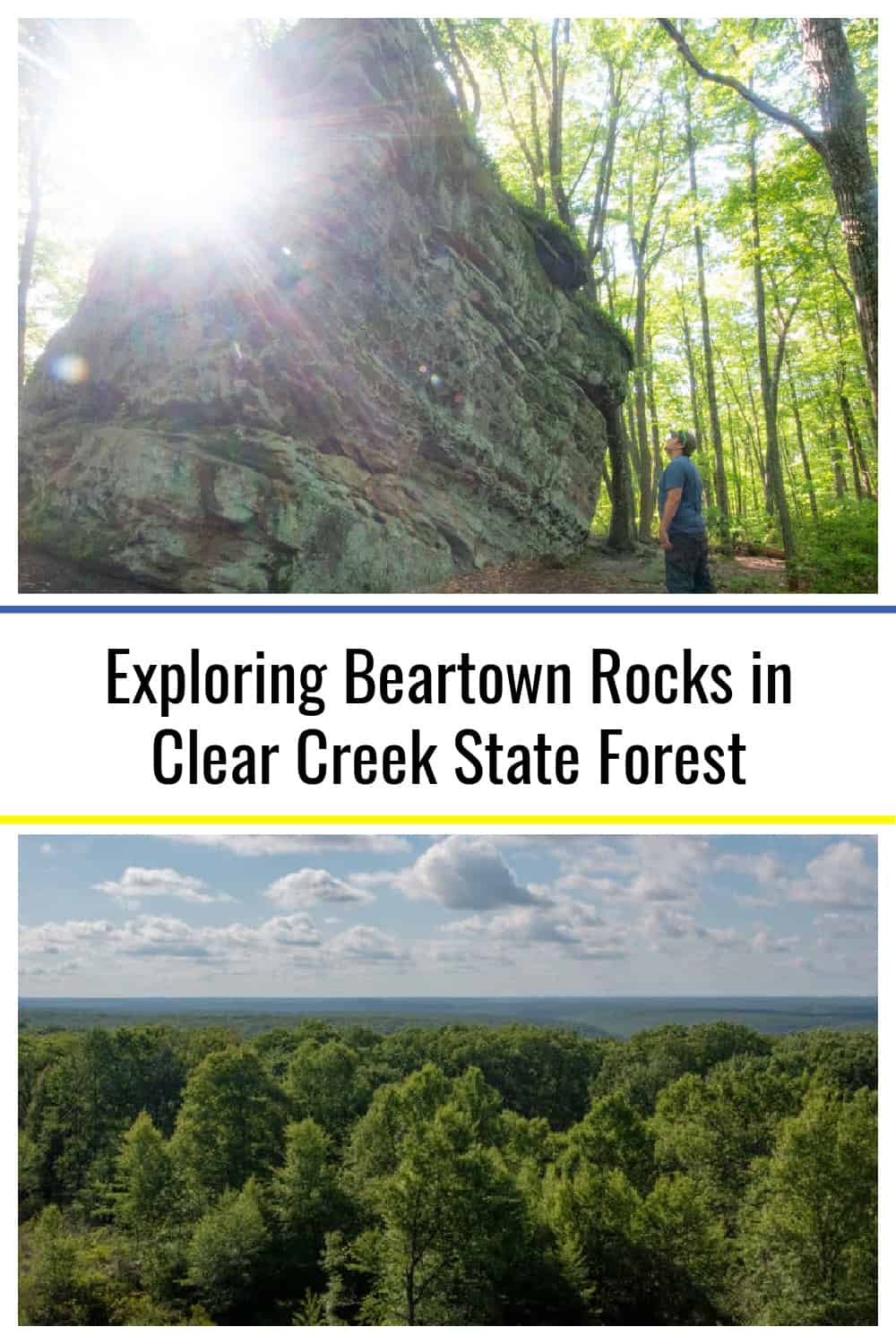 Exploring Beartown Rocks in Clear Creek State Forest - Uncovering PA