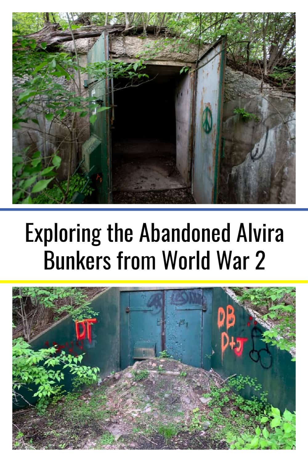 Exploring the Abandoned Alvira Bunkers from World War 2 - Uncovering PA