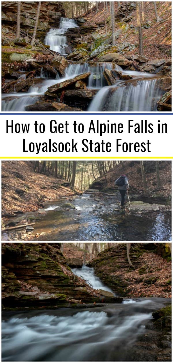 How to Get to Alpine Falls in Loyalsock State Forest - Uncovering PA
