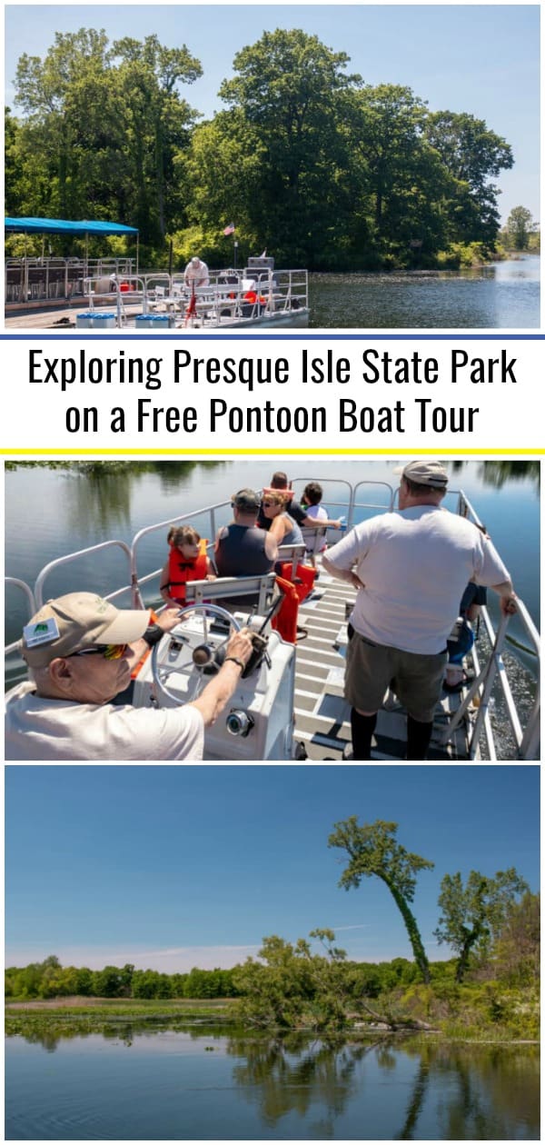 Exploring Presque Isle State Park on a Free Pontoon Boat Tour ...