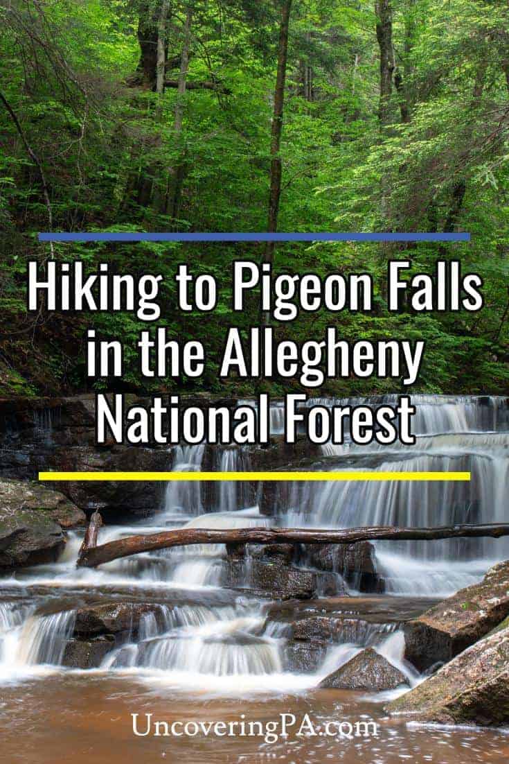 How to Get to Pigeon Falls in the Allegheny National Forest - Uncovering PA