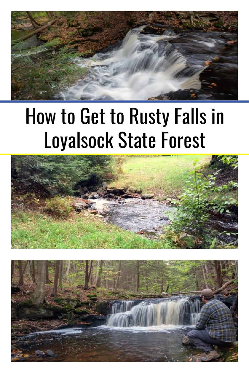 How to Get to Rusty Falls in Loyalsock State Forest - Uncovering PA