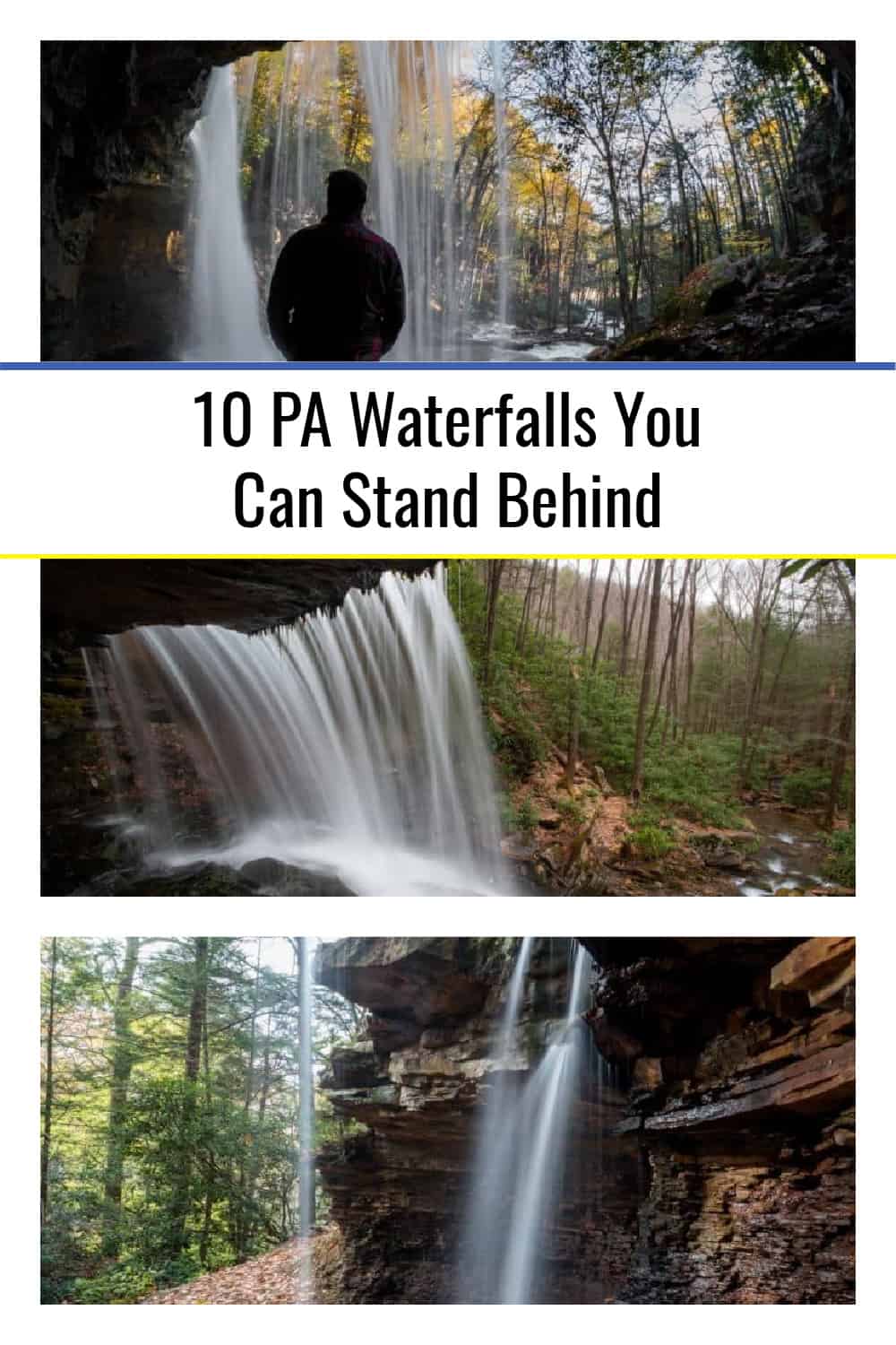 10 PA Waterfalls You Can Stand Behind - Uncovering PA