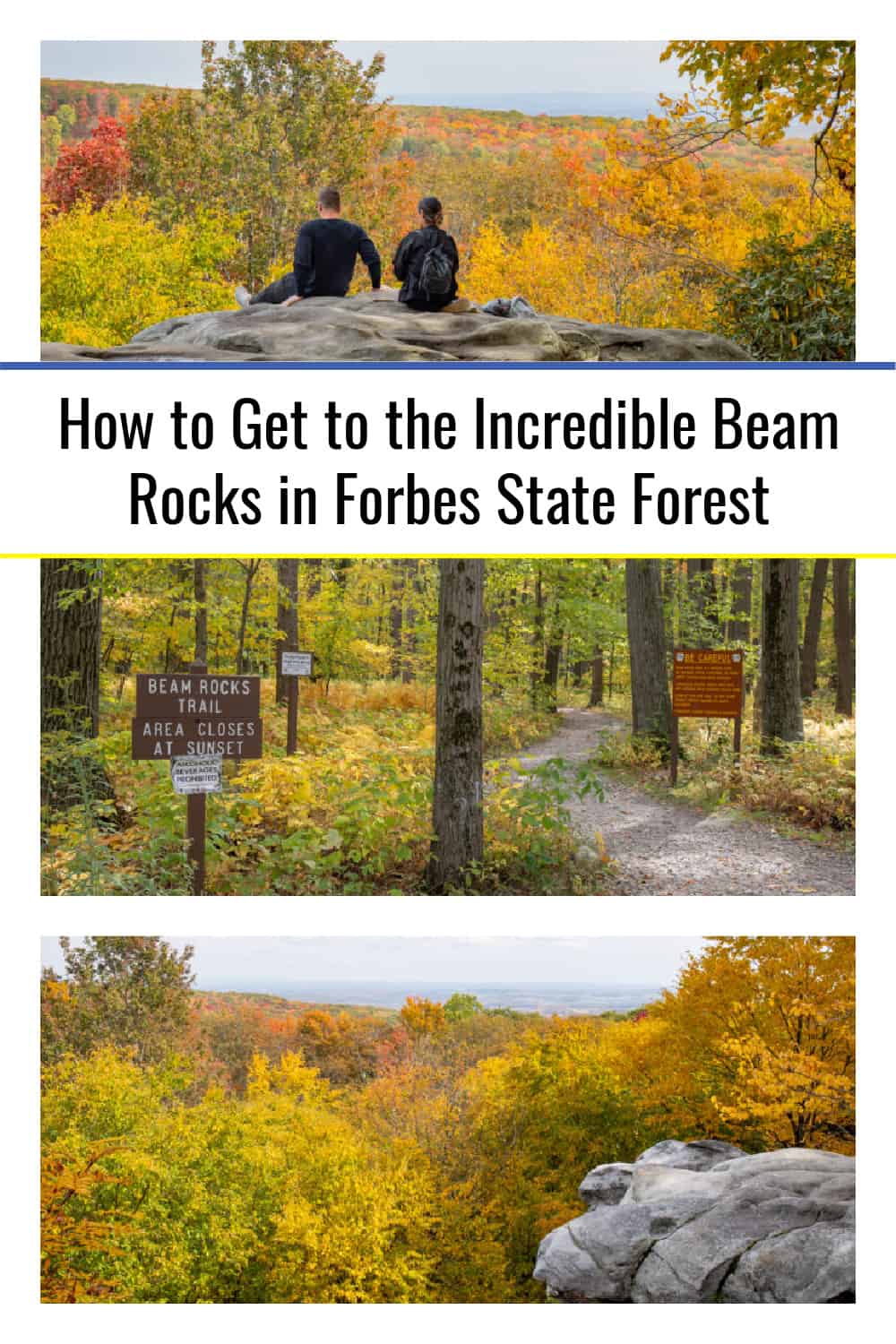 How to Get to the Incredible Beam Rocks in Forbes State Forest ...