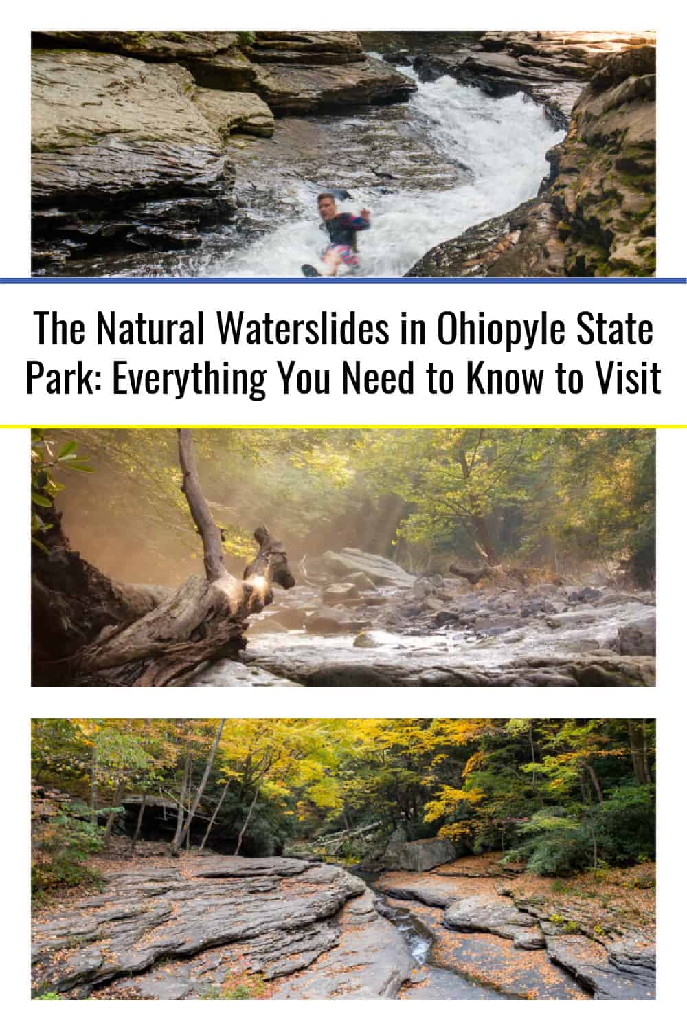 The Natural Waterslides in Ohiopyle State Park: Everything You Need to ...