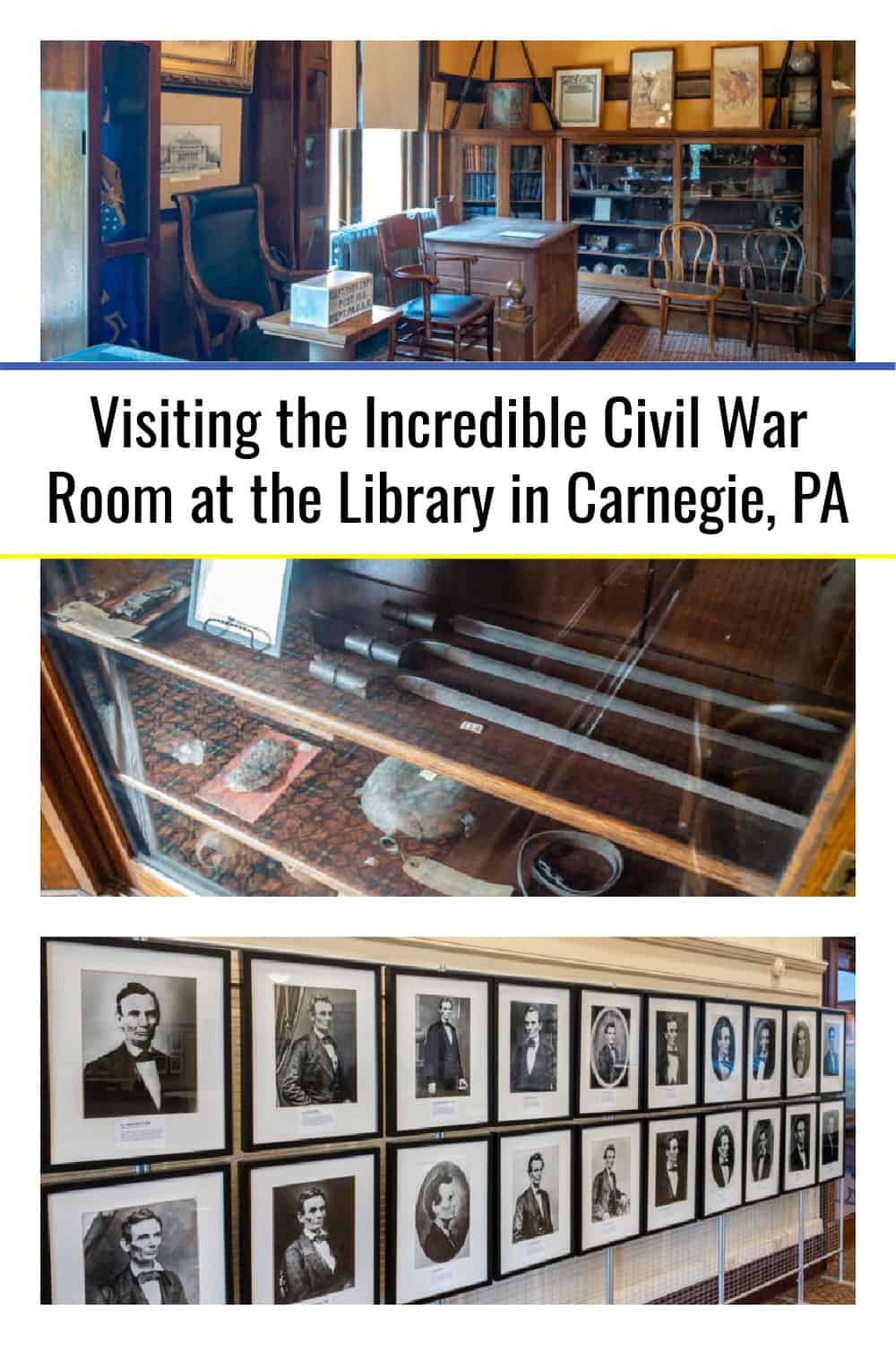 Visiting the Incredible Civil War Room at the Library in Carnegie, PA ...