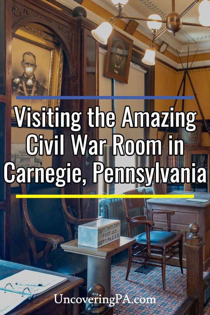 Visiting the Incredible Civil War Room at the Library in Carnegie, PA ...