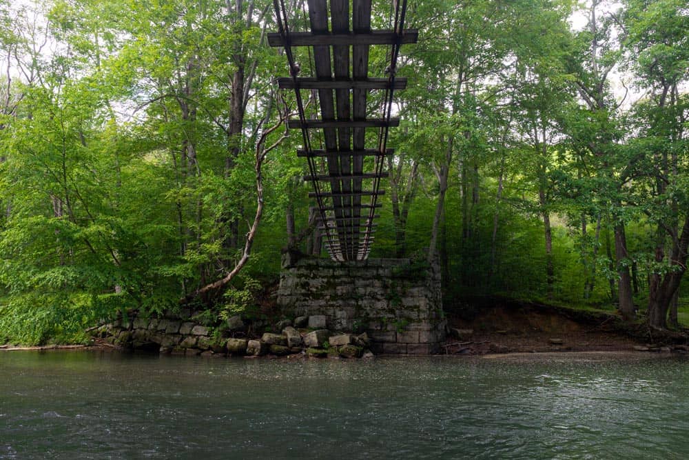 Biking the Little Toby Creek Trail to an Amazing Swinging Bridge ...