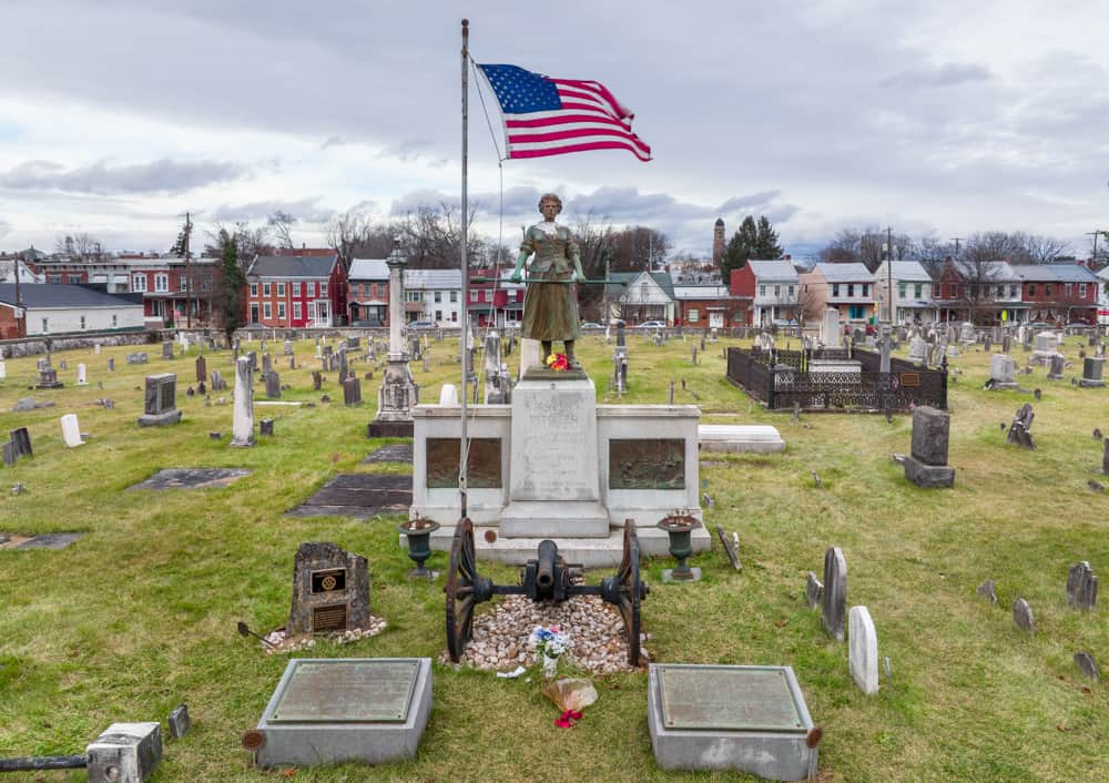Visiting the Grave of Molly Pitcher in Carlisle, PA - Uncovering PA