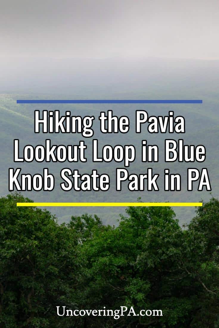 Hiking the Pavia Lookout Loop in Blue Knob State Park - Uncovering PA