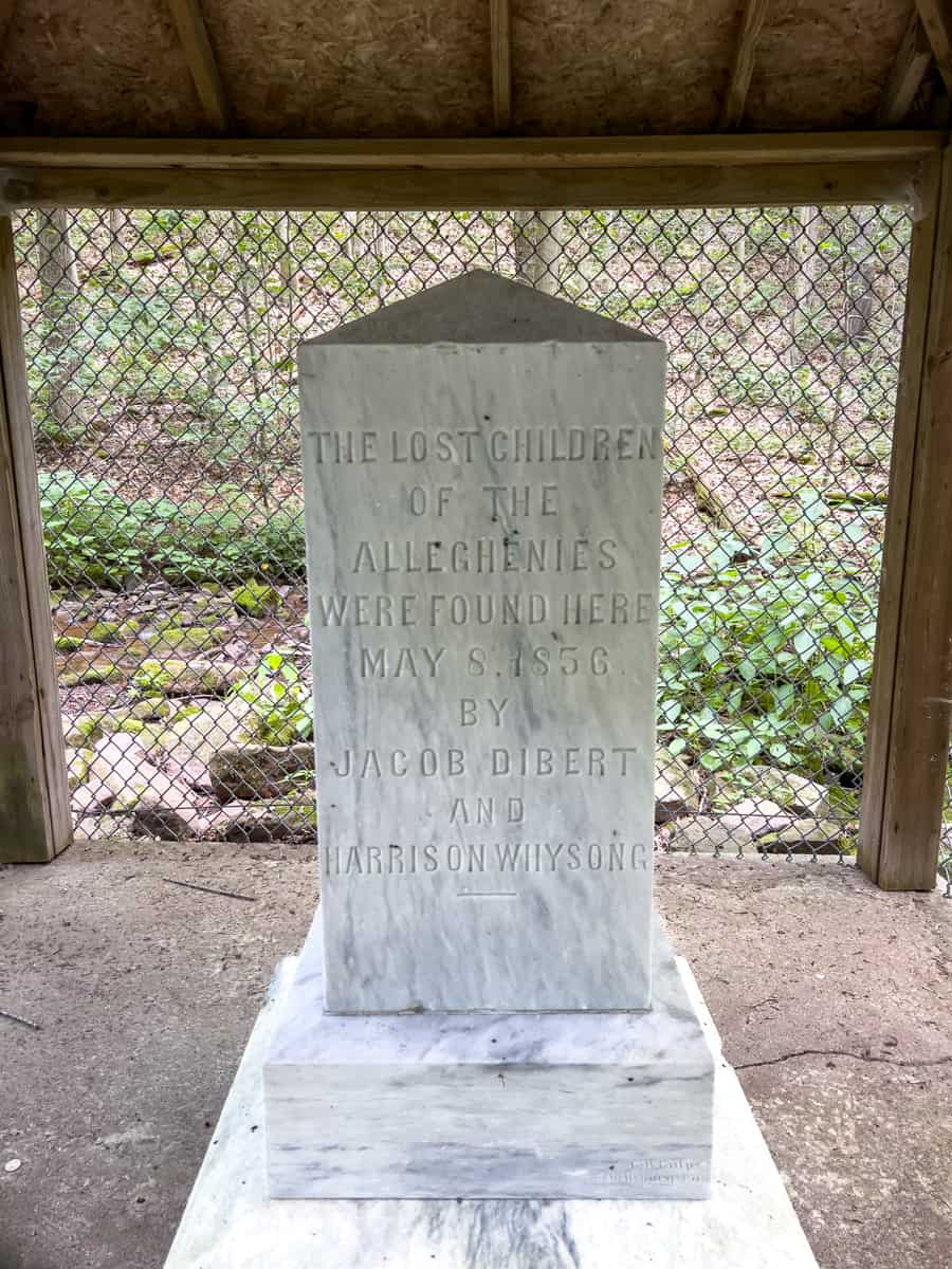 How to Get to the Lost Children of the Alleghenies Monument in Bedford ...