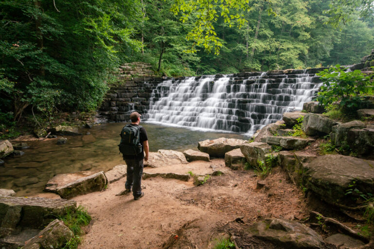 Hiking to Jones Mill Run Dam in Laurel Hill State Park - Uncovering PA