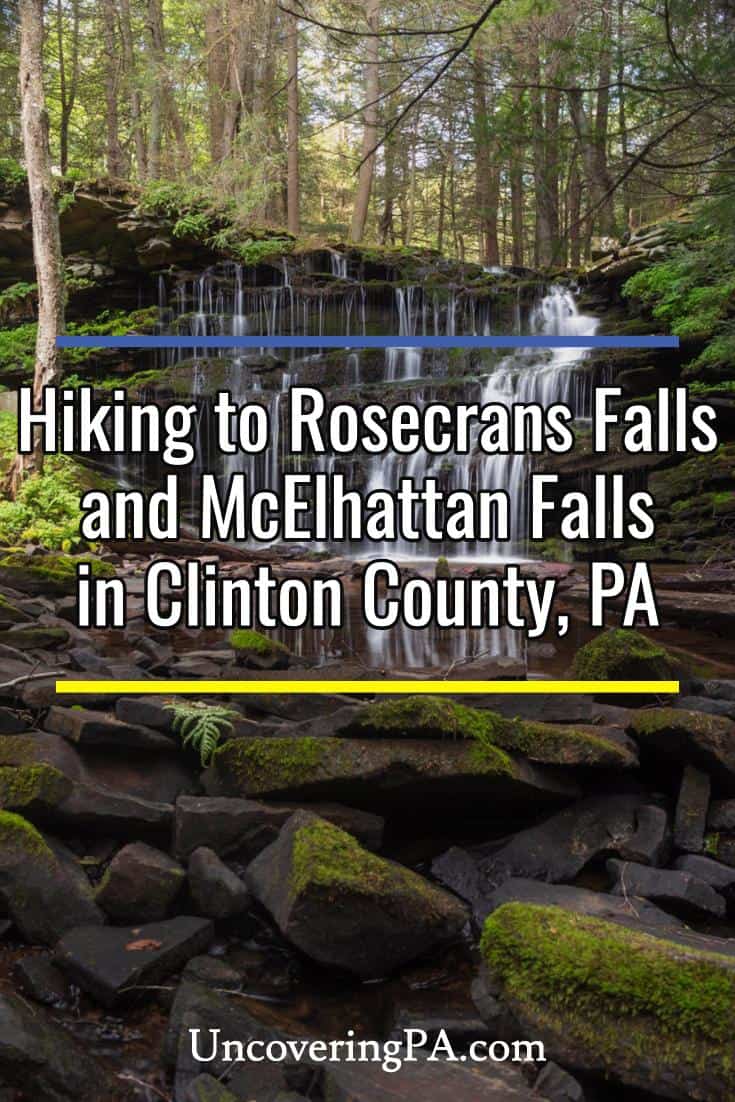 How to Get to Rosecrans Falls and McElhattan Falls in Clinton County, PA