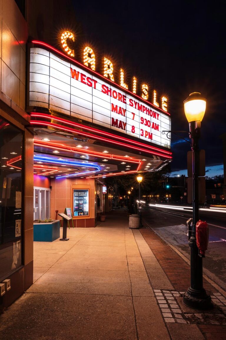 Carlisle Theatre Vertical Print - Uncovering PA