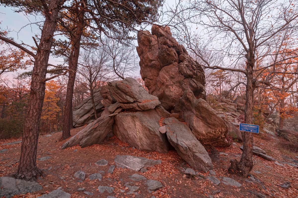 Exploring Hammonds Rocks in Michaux State Forest in Cumberland County ...