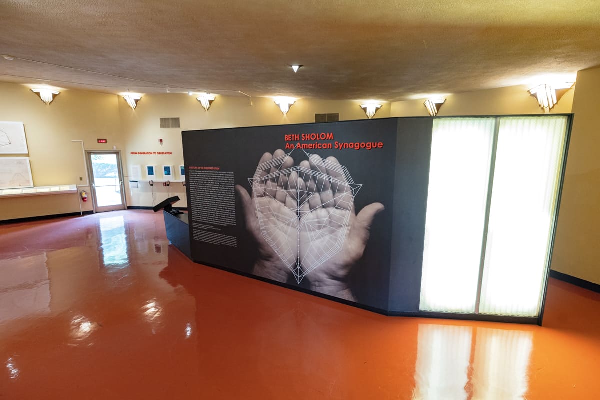 Touring Frank Lloyd Wright's Beth Sholom Synagogue in Elkins Park, PA ...