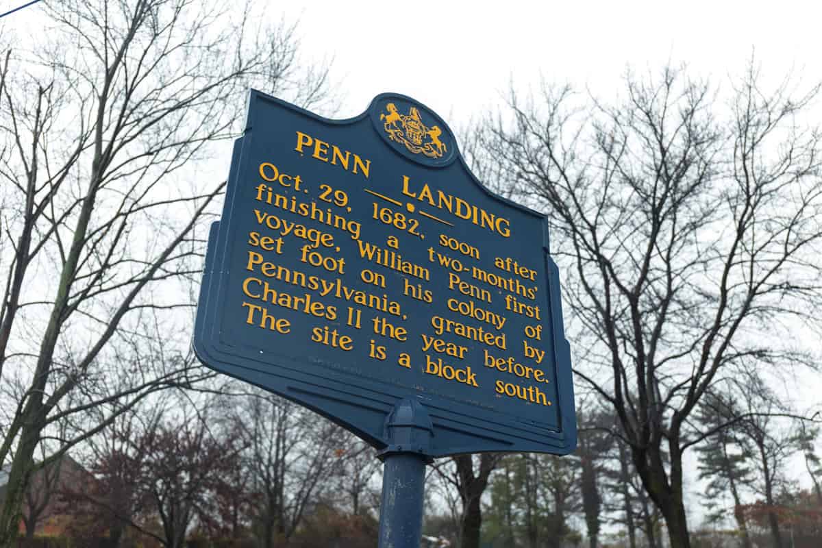 Visiting the William Penn Landing Site in Chester, PA - Uncovering PA
