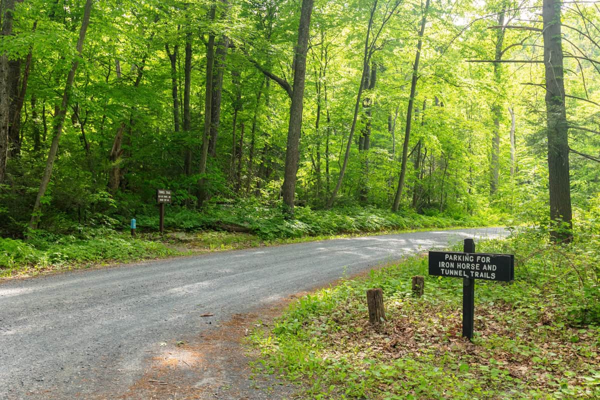 Hiking to the Abandoned Train Tunnel in Big Spring State Park in Perry ...