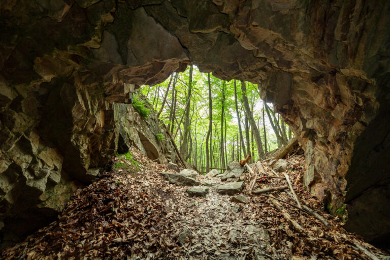 Hiking to the Abandoned Train Tunnel in Big Spring State Park in Perry ...