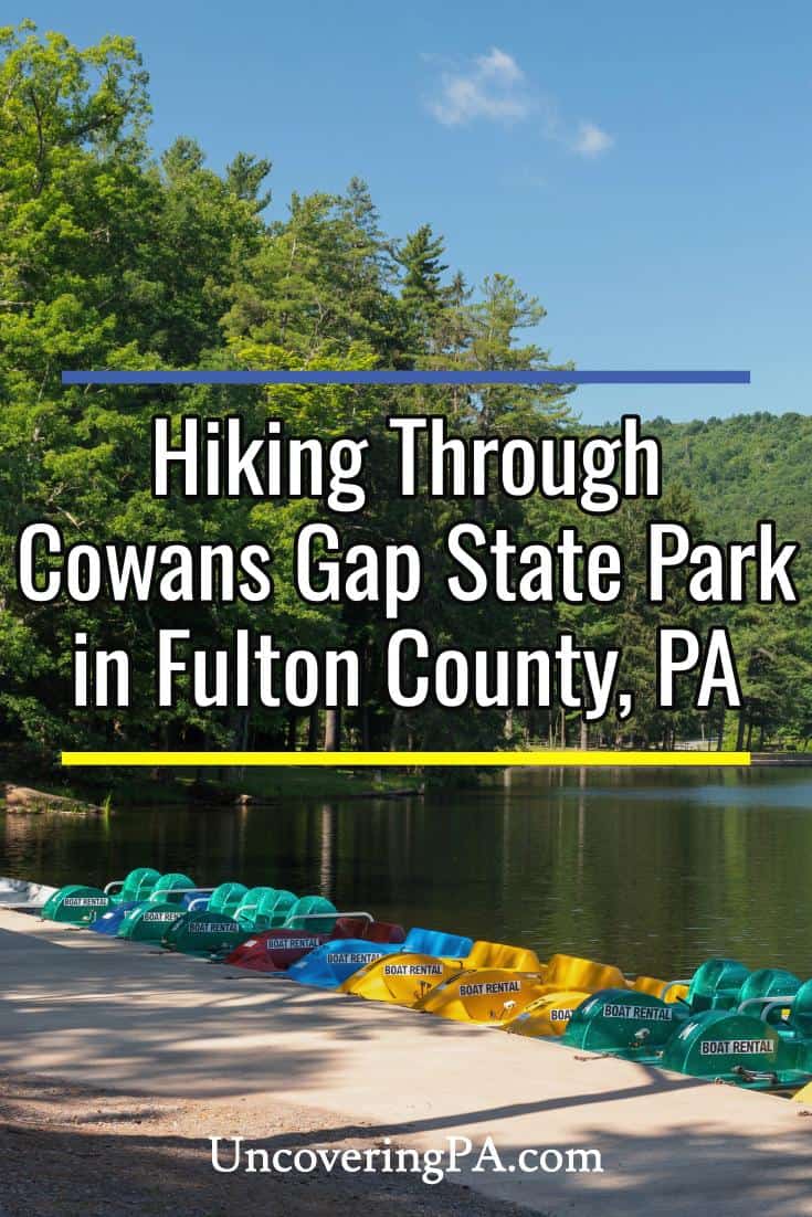 Hiking the Lakeside Trail at Cowans Gap State Park in Fulton County, PA ...