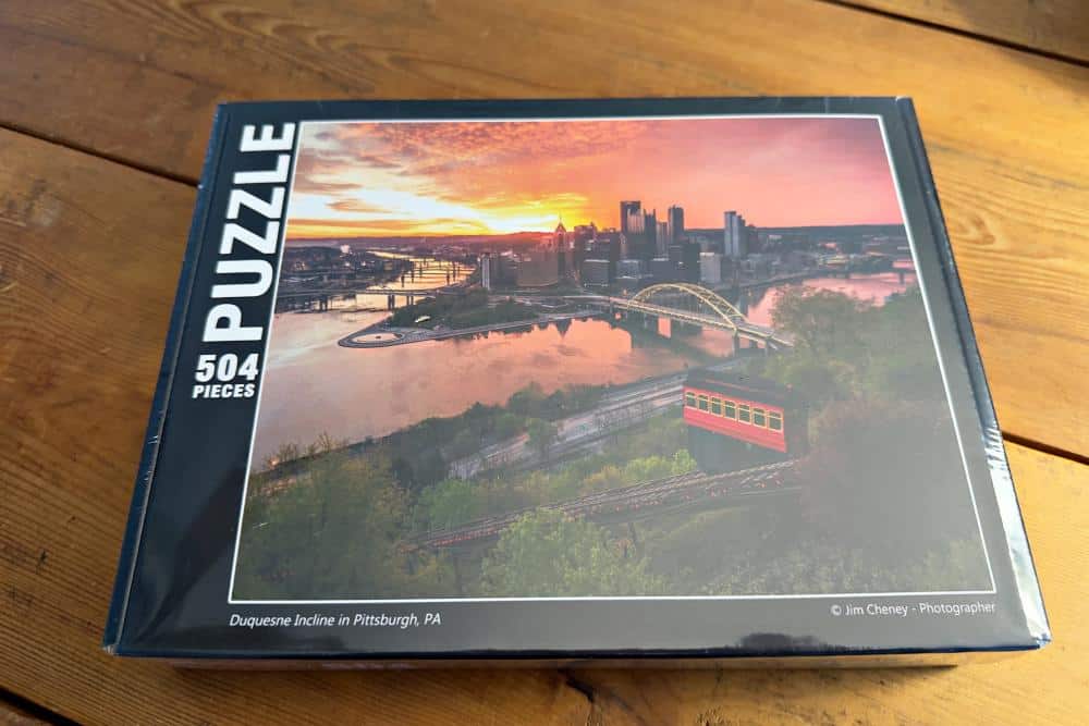 Sunrise at the Duquesne Incline in Pittsburgh 504-Piece Puzzle